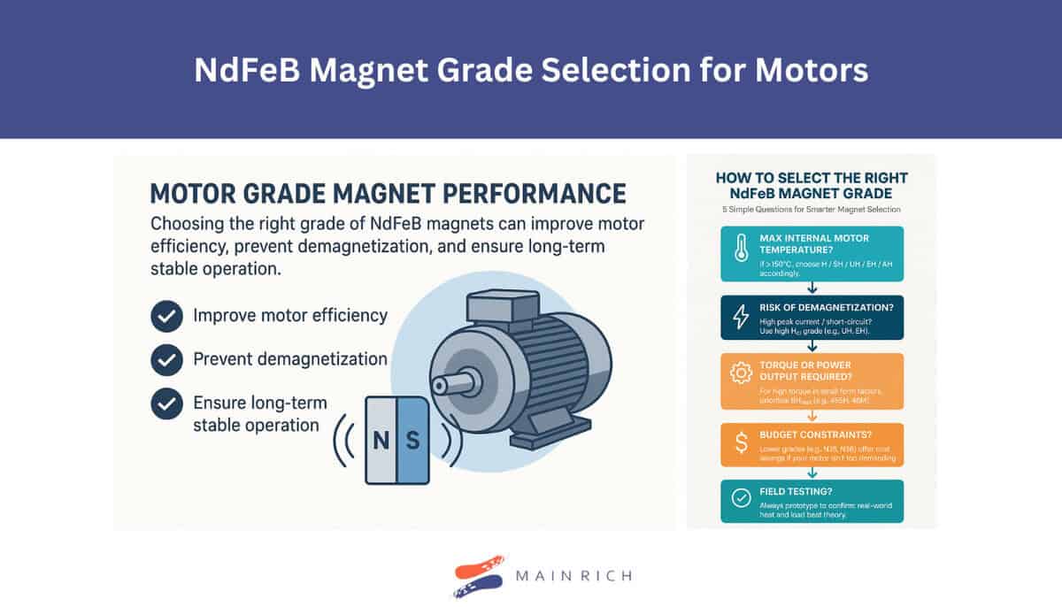 Neodymium Magnet Grades Explained: From N35 to N52 - Mainrich Magnets